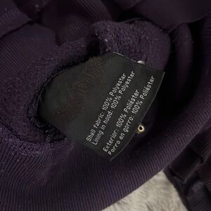 YMI | Tops | Purple Angel Wing Sweatshirt M Faux Fur Lined Hood Heart ...